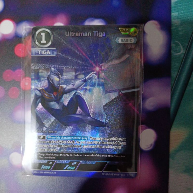 Ultraman Card Game English BP01-001 AP | Shopee Singapore