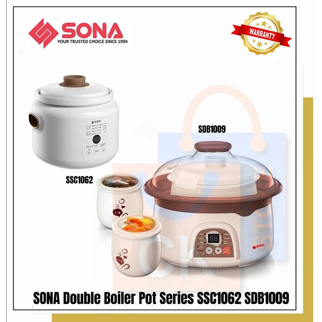 SONA Double Boiler | Electrical Stew & Steaming Pot SDB1009 | SDB 1009 ...