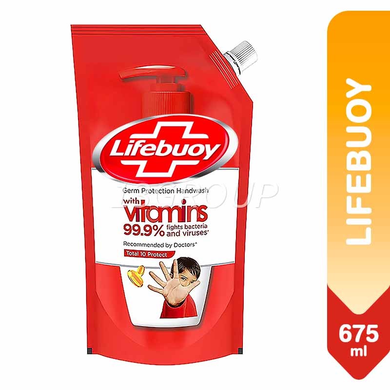 Lifebuoy Anti-Bacterial Handwash Refill, 675ml | Shopee Singapore