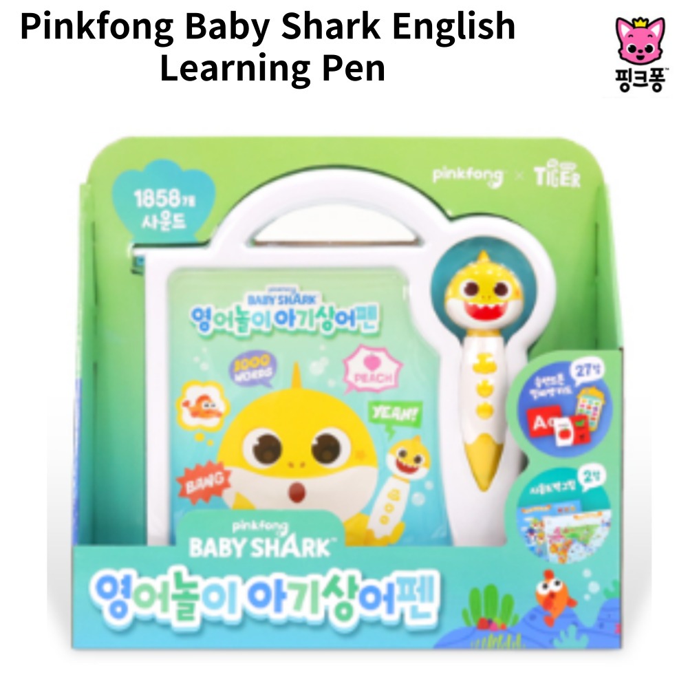 PINKFONG Baby Shark English Learning Pen, English Educational Talking ...