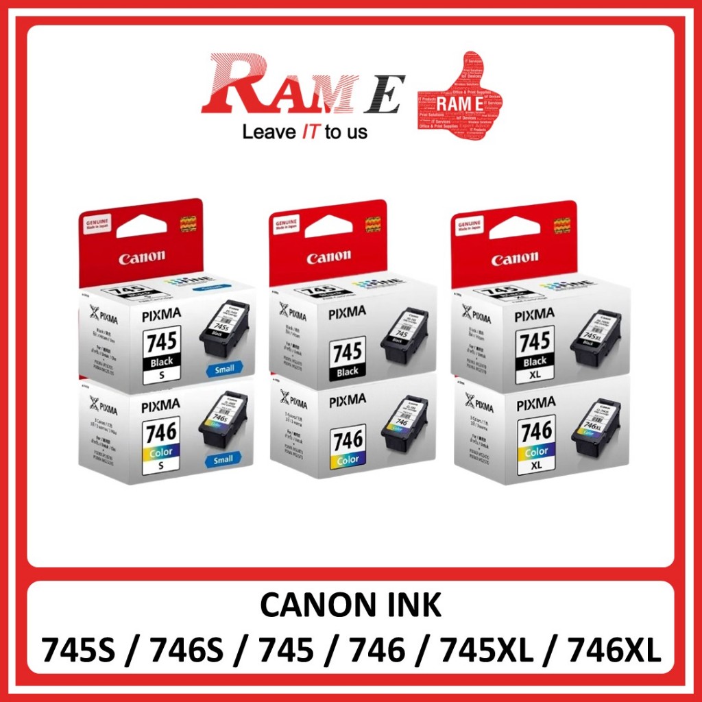 [ORIGINAL] Canon PG-745S 745S / PG-745 745 / PG-745XL 745XL / CL-746S ...