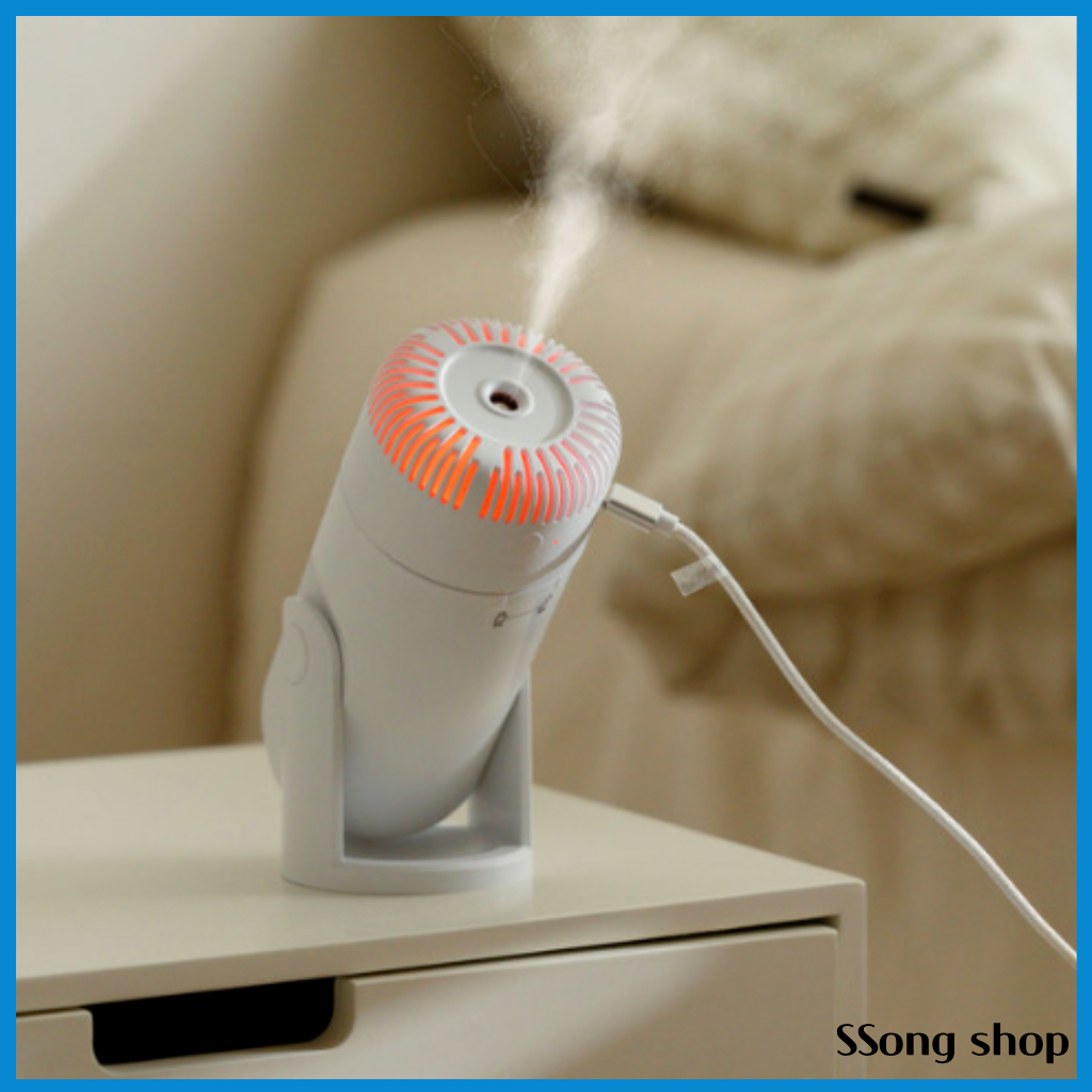 DAISO Korea LED Adjustable Humidifier & Filter Set | Shopee Singapore