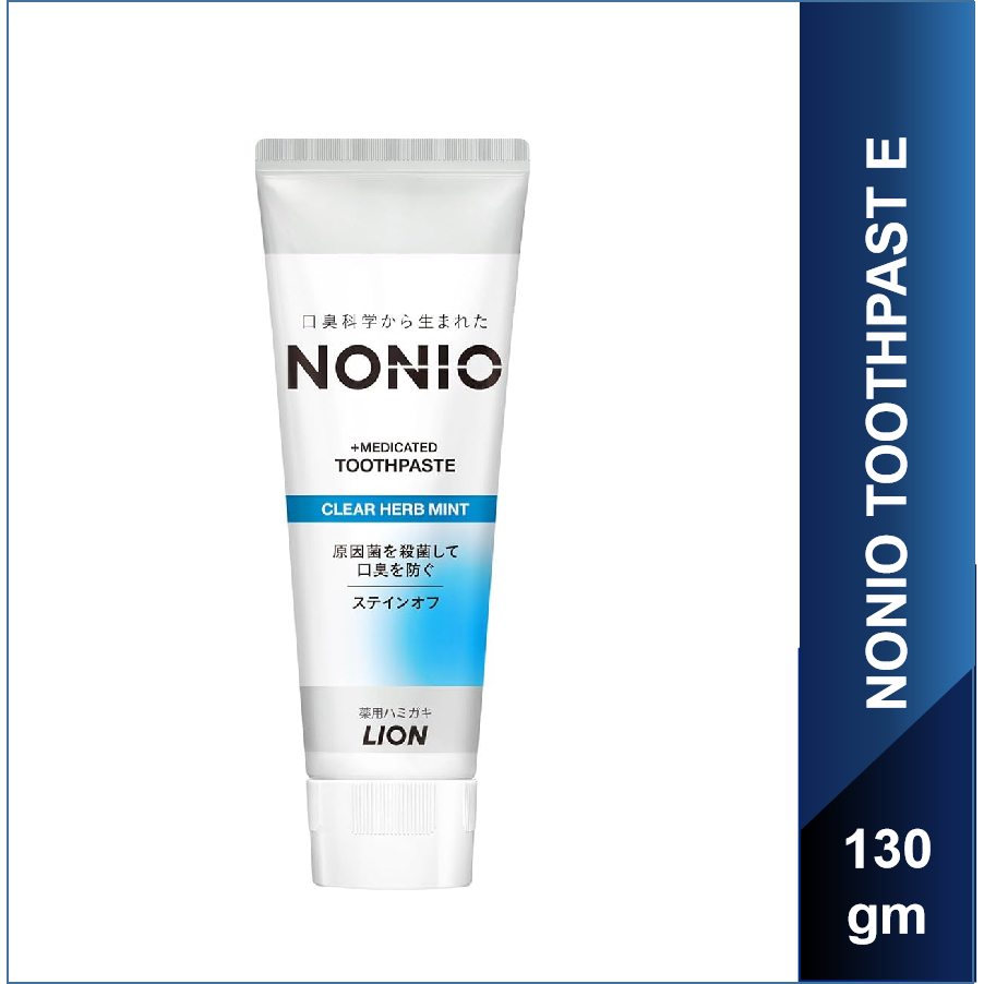 NONIO Toothpaste Clear Herb Mint 130g | Shopee Singapore