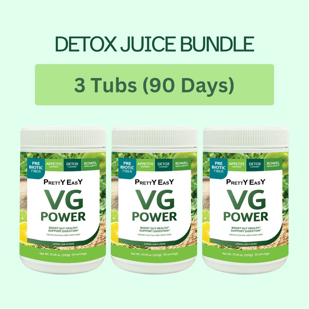 VG Power Starter Bundle - Prebiotic Fiber for Gut Health, Detox Cleanse ...