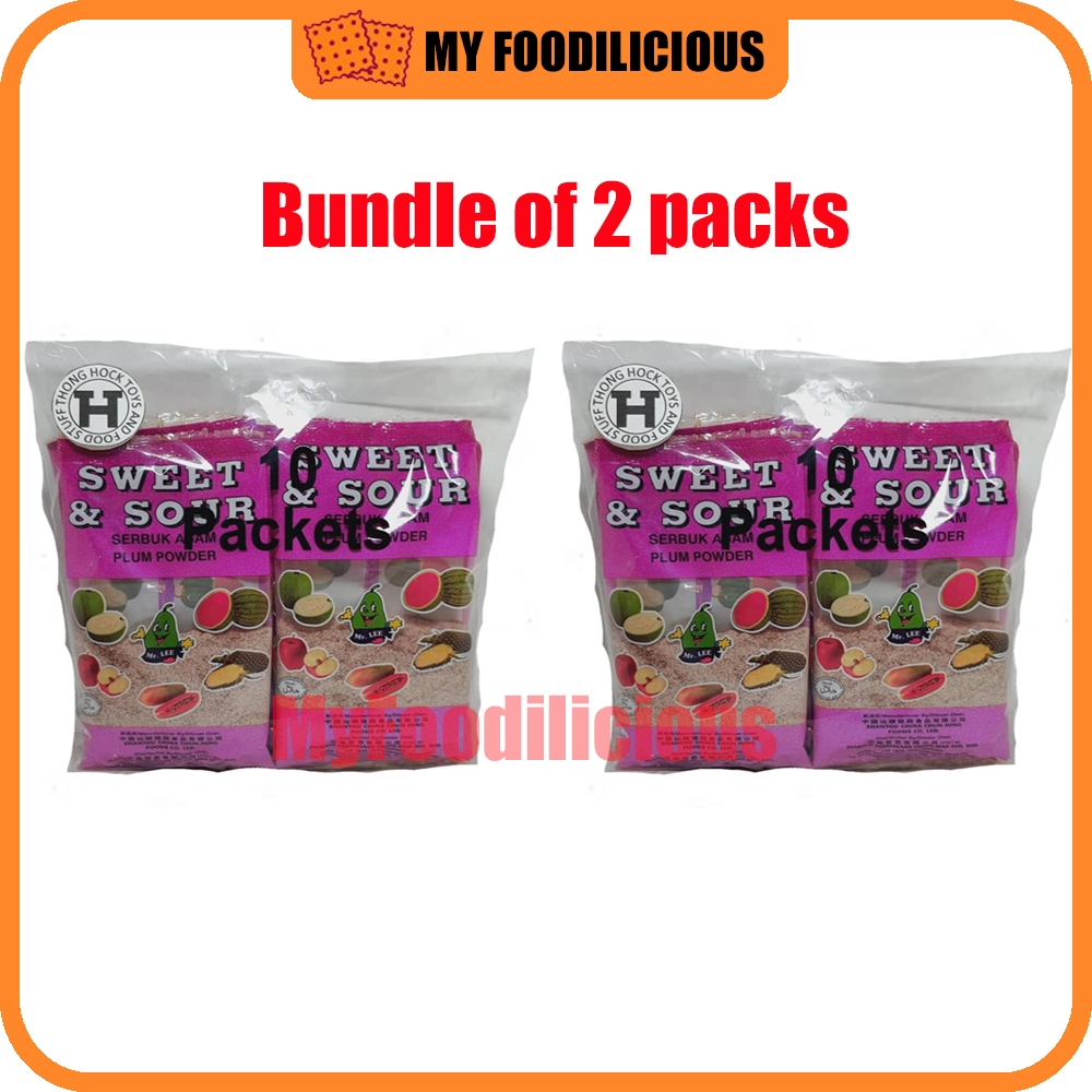 Chun Hing Sweet & Sour Plum Powder 60g x10 packets Serbuk Asam | Shopee ...