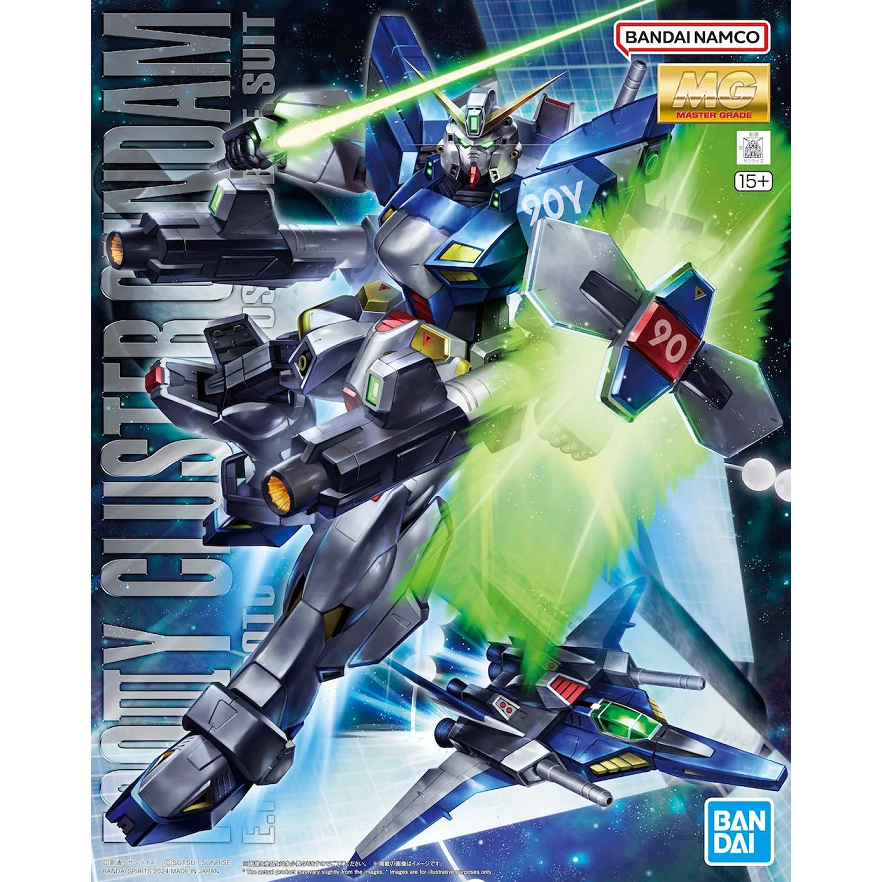 Premium Bandai PBandai Master grade MG 1/100 Gundam F90 III Y Cluster gundam plastic model kit ...