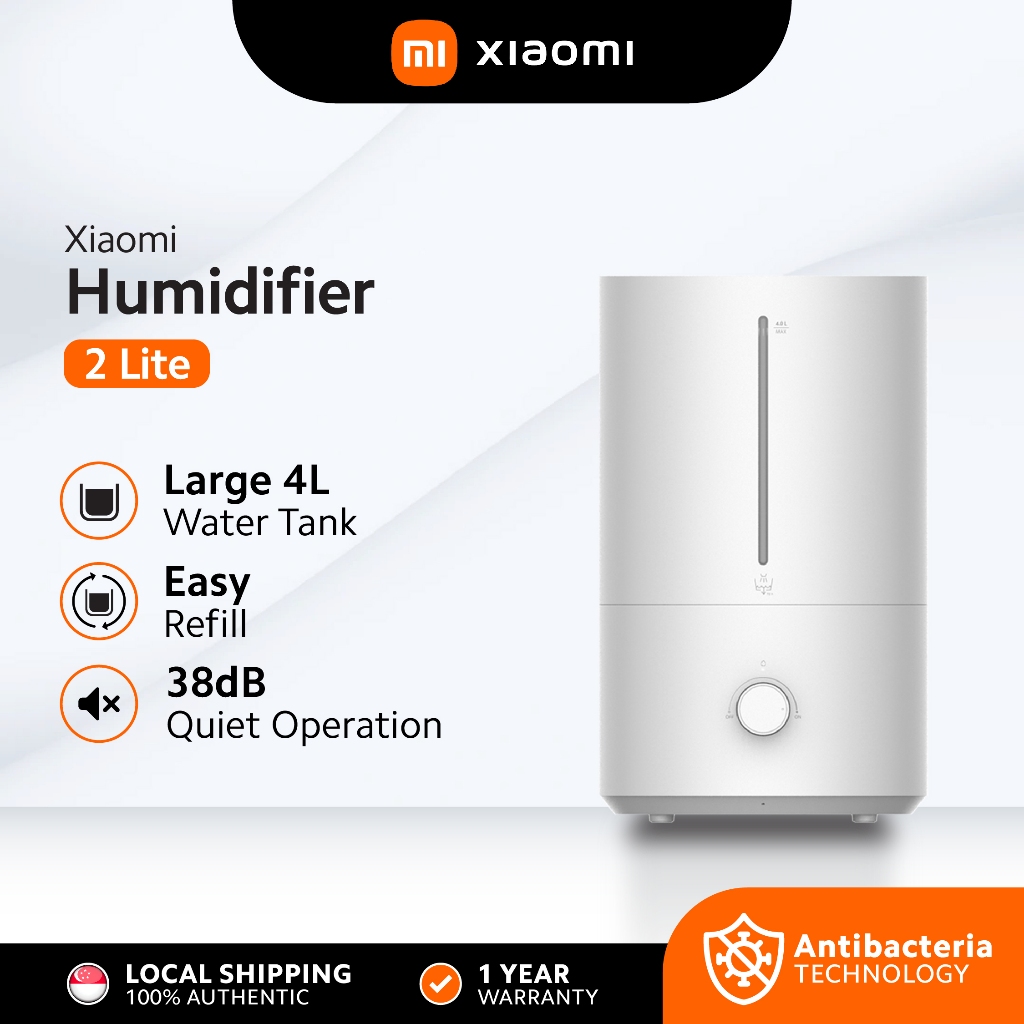 Xiaomi Humidifier 2 Lite | Large Water Capacity | Silver Ion 99.9% ...