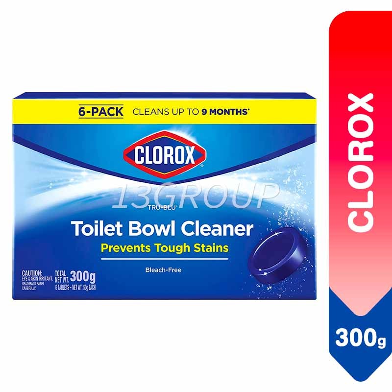Clorox Tru-Blu Toilet Bowl Cleaner Tablets / Powerful Stain Removal ...