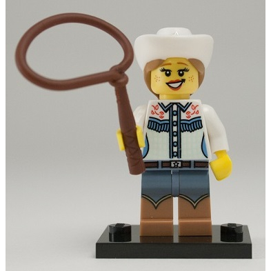 Lego 8833 Cowgirl Minifig Series 8 (Repacked) | Shopee Singapore