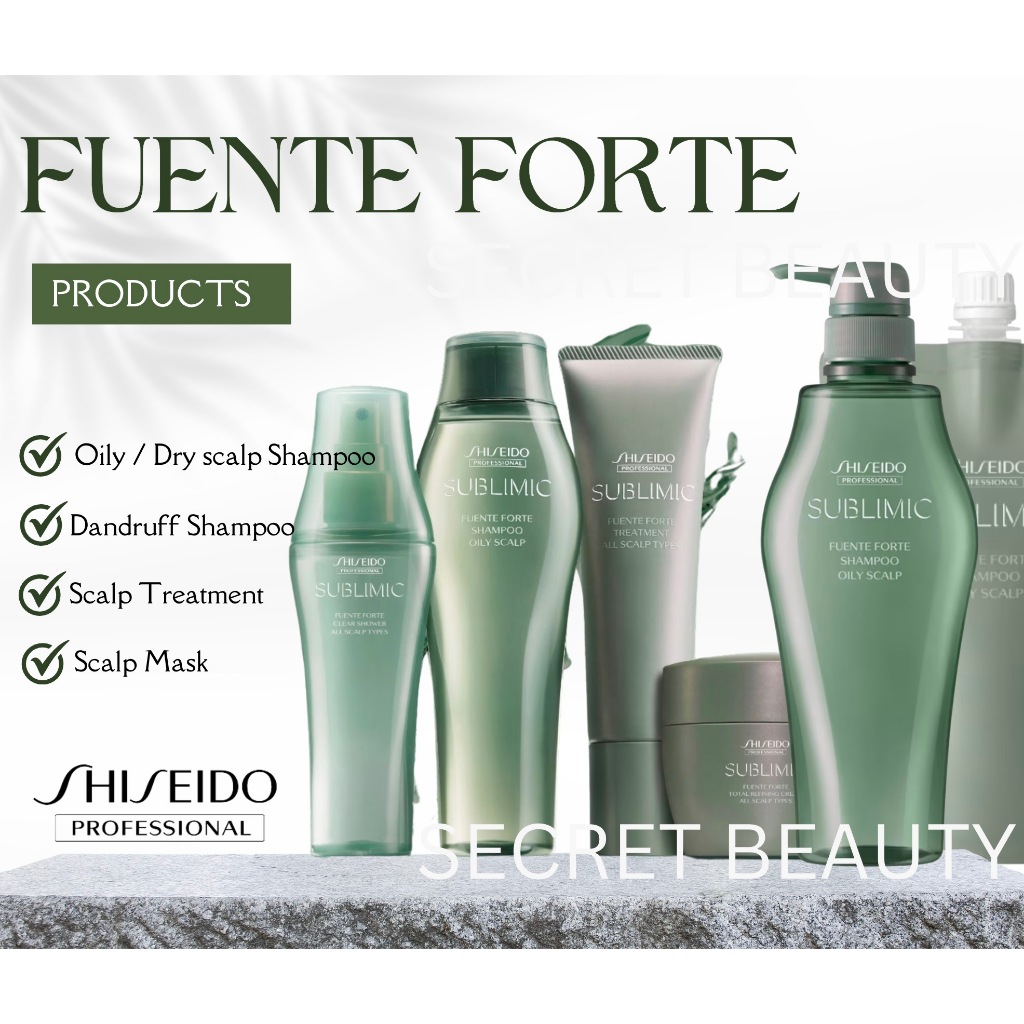 Shiseido Professional Sublimic Fuente Forte Shampoo - Oily scalp- Dry ...