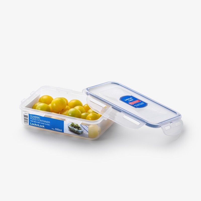 LocknLock 550ml Classic Airtight Rectangular Food Storage Container BPA ...