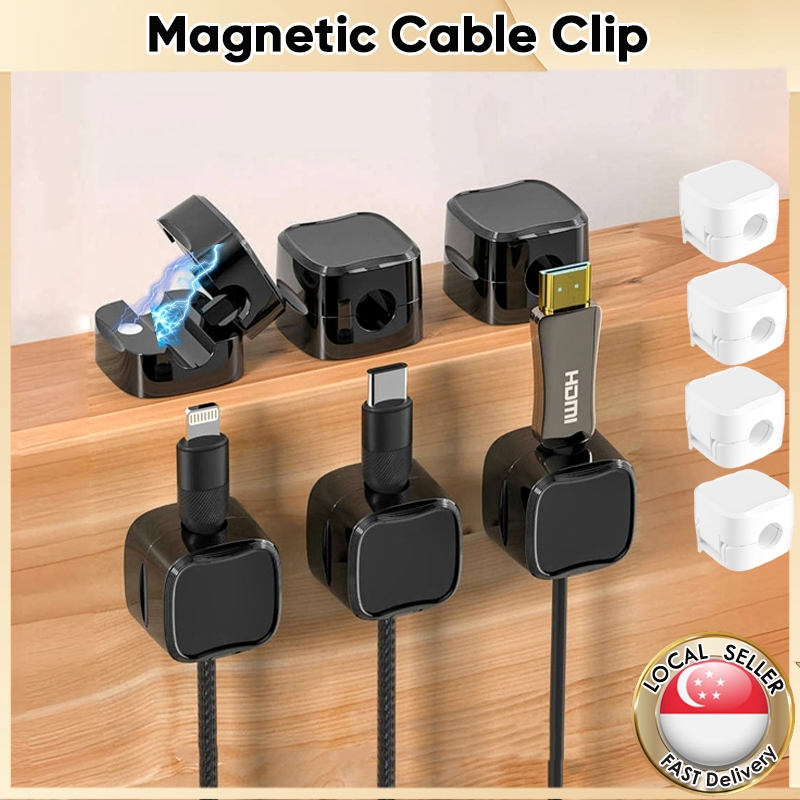 SGMagnetic Cable Clip Magnetic Cable Holder/Magnetic Cable Organizer ...