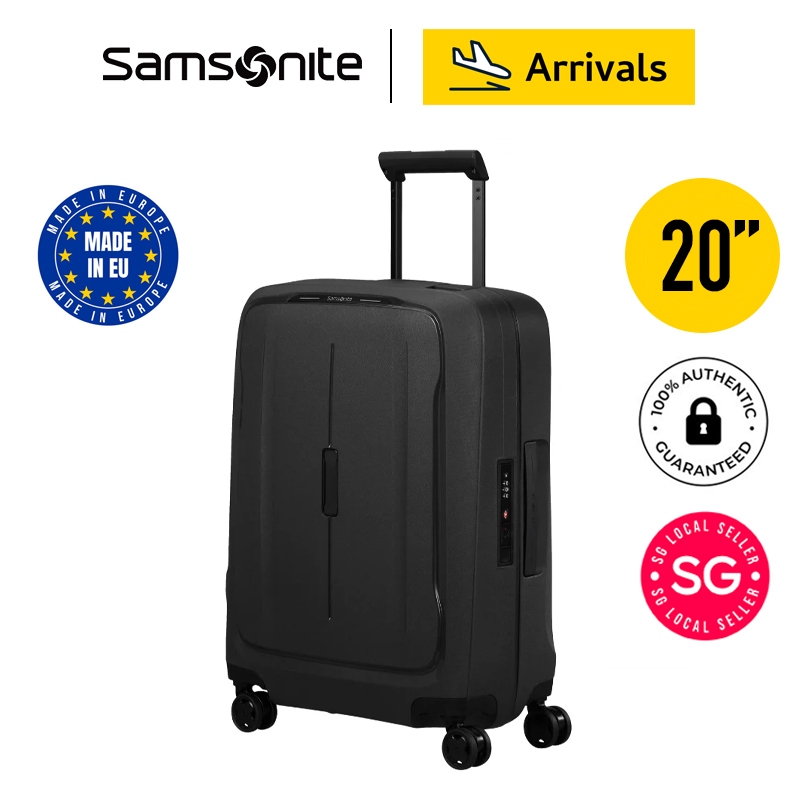 Samsonite Essens Carry-On Spinner 55/20 Hard Case Cabin Size Luggage ...