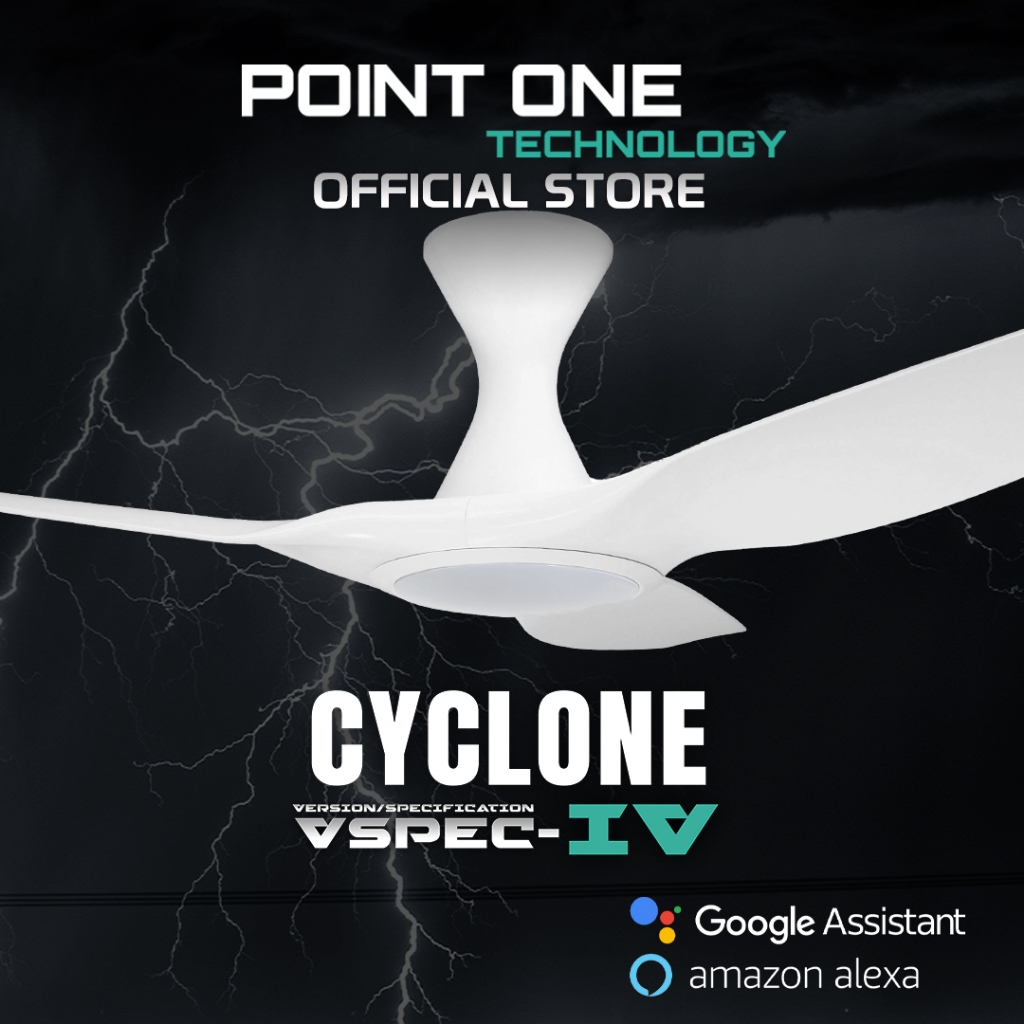 Cyclone VSPEC-IV (46"/52") Competition White // Built-in SMART Ceiling ...