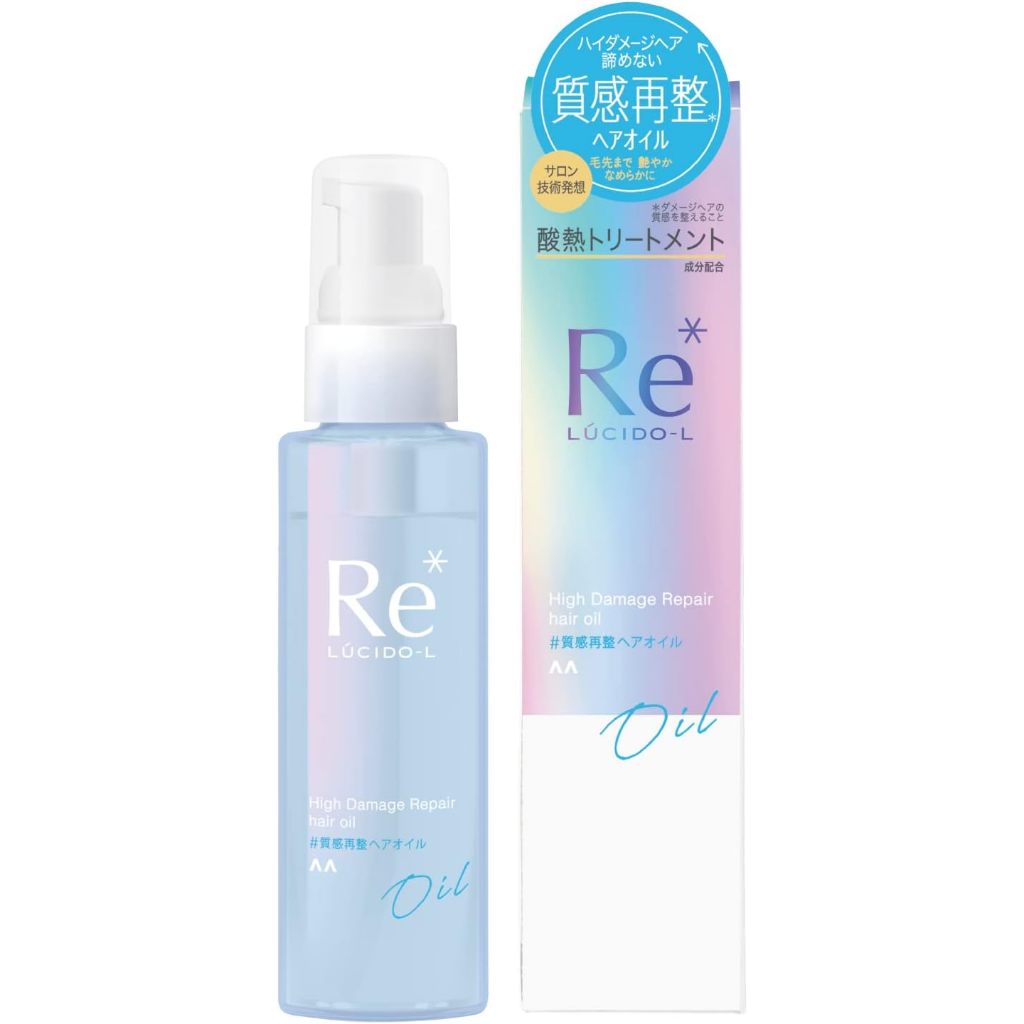 LUCIDO-L Re Hair Oil 90ml / No Rinse / Acid Heat Treatments / For soft ...