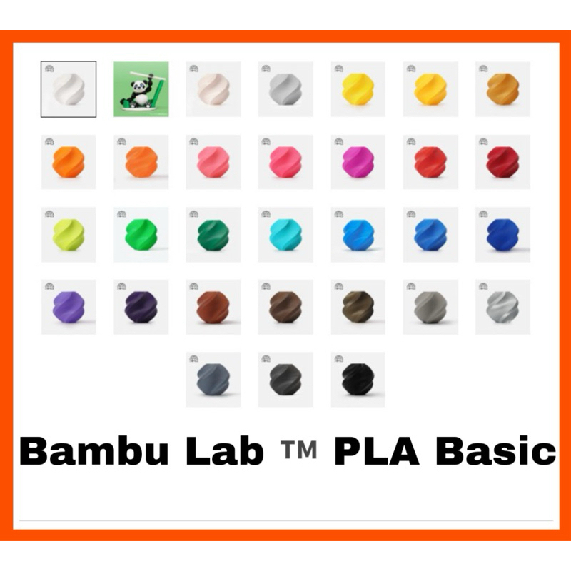 [100% Authentic] 🇸🇬Bambu Lab™️ 3D printer Filament | PLA Basic (Refill ...