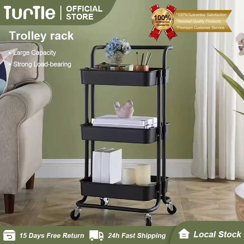 TURTLE Trolley with wheels Movable Storage Rack/Installation-free Rack ...