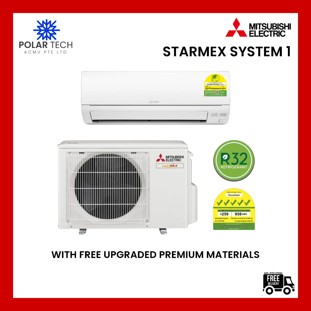 MITSUBISHI ELECTRIC Starmex R32 System 1 (Installation with Upgraded ...