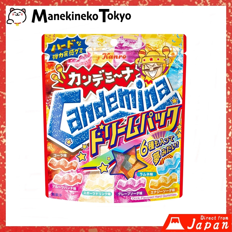 【JAPAN Gummy】 KANRO Candemina Gummy Dream Pack 6 flavors assorted 152g | Shopee Singapore