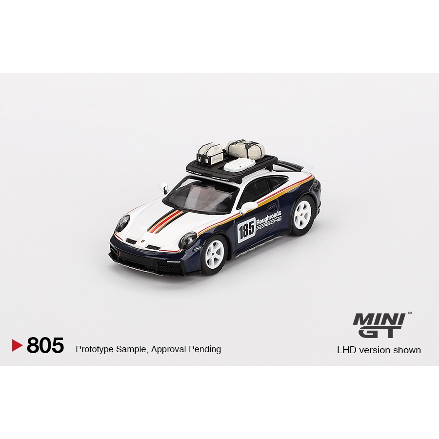 [READY-STOCKS] Mini GT Porsche 911 Dakar Rallye Design Package White ...