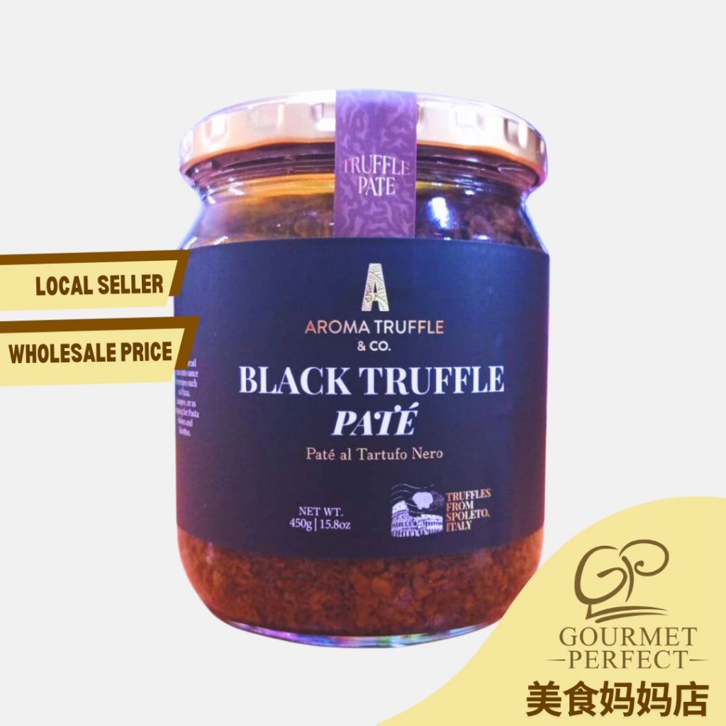 Black Truffle Pate 450g | Black Truffle Sauce 450g | 黑松露法式磨菇抹醬 | Shopee ...