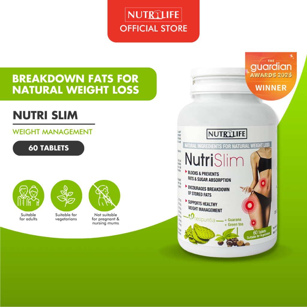 Nutrilife Nutri Slim 60 Tablets | Shopee Singapore
