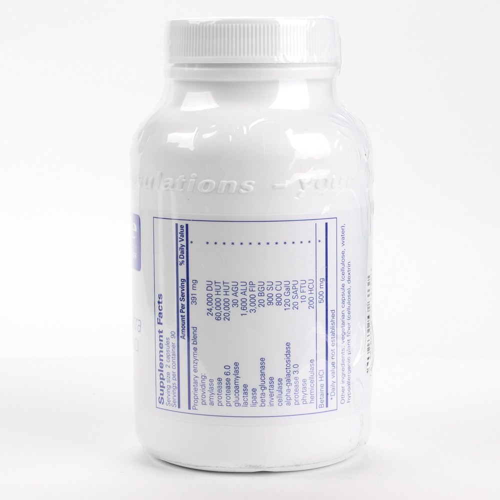 Pure Encapsulations Digestive Enzyme Ultra with Betaine HCl Capsules ...