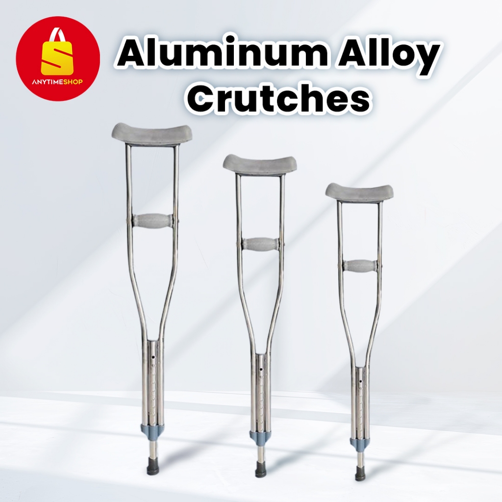 [SG] Aluminium Shoulder Crutches Adjustable Height / Light Weight ...