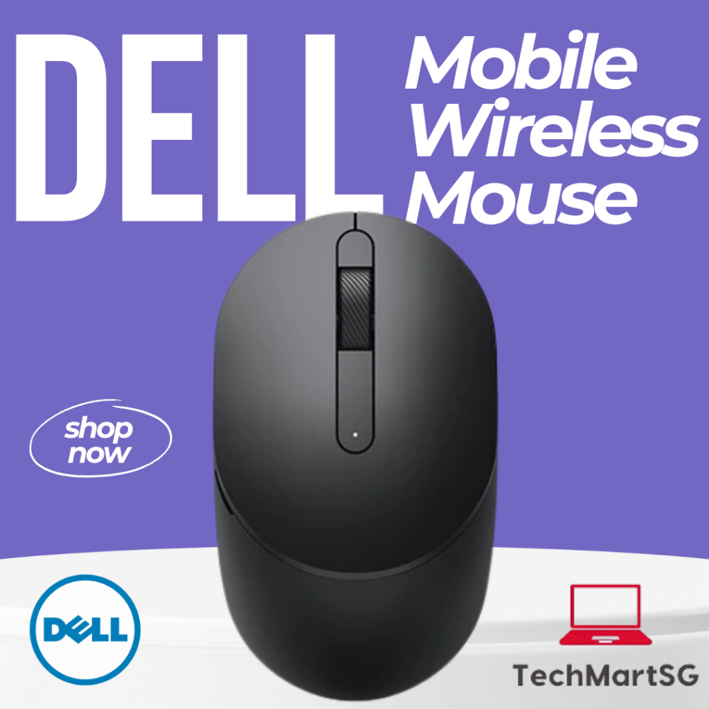 Dell Mobile Wireless Mouse (Black) (MS3320W) [TechMartSG] | Shopee ...