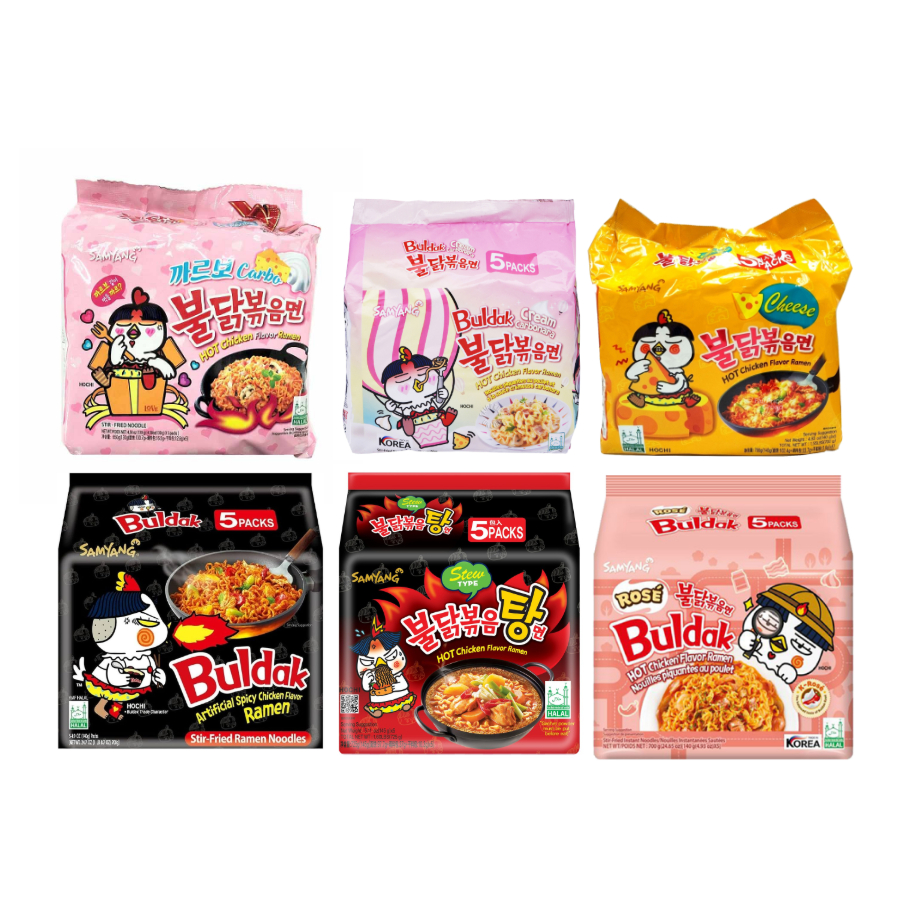 SAMYANG BULDAK HOT CHICKEN RAMEN INSTANT NOODLE 5S CARBONARA CREAM ...