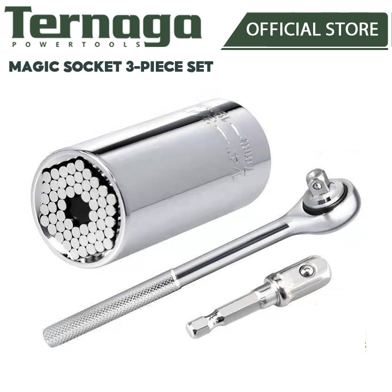 Ternaga 3Pcs Universal Torque Wrench Portable Multi Function Socket ...