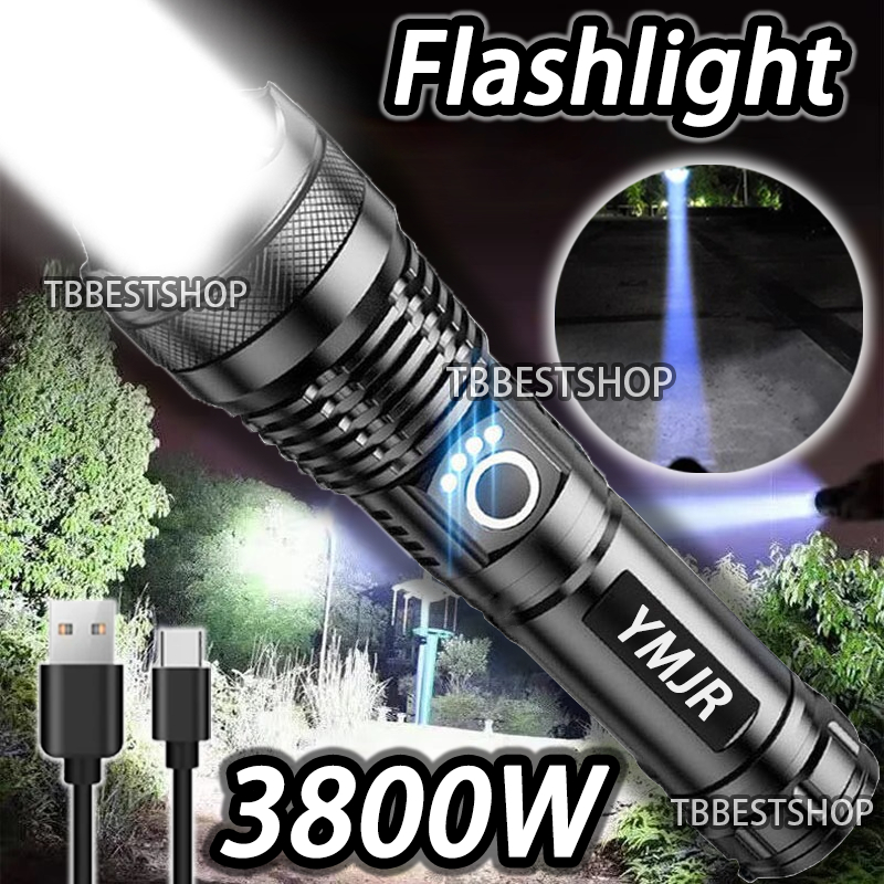 👍Super XHP360 Torchlight ultra bright 26650 5000mAh High Power USB ...