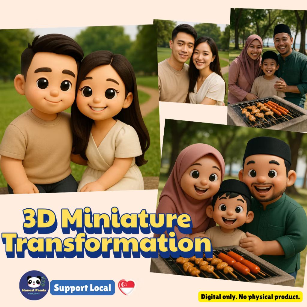[Customized Photo] [3D Miniature Art] Transform Your Photo Now ...