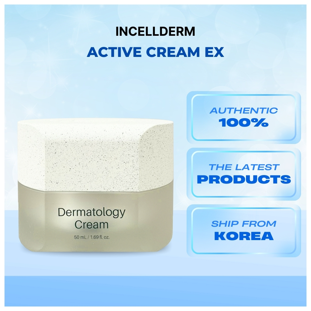INCELLDERM 2025 Active Cream EX 50ml – New Version for Radiant ...
