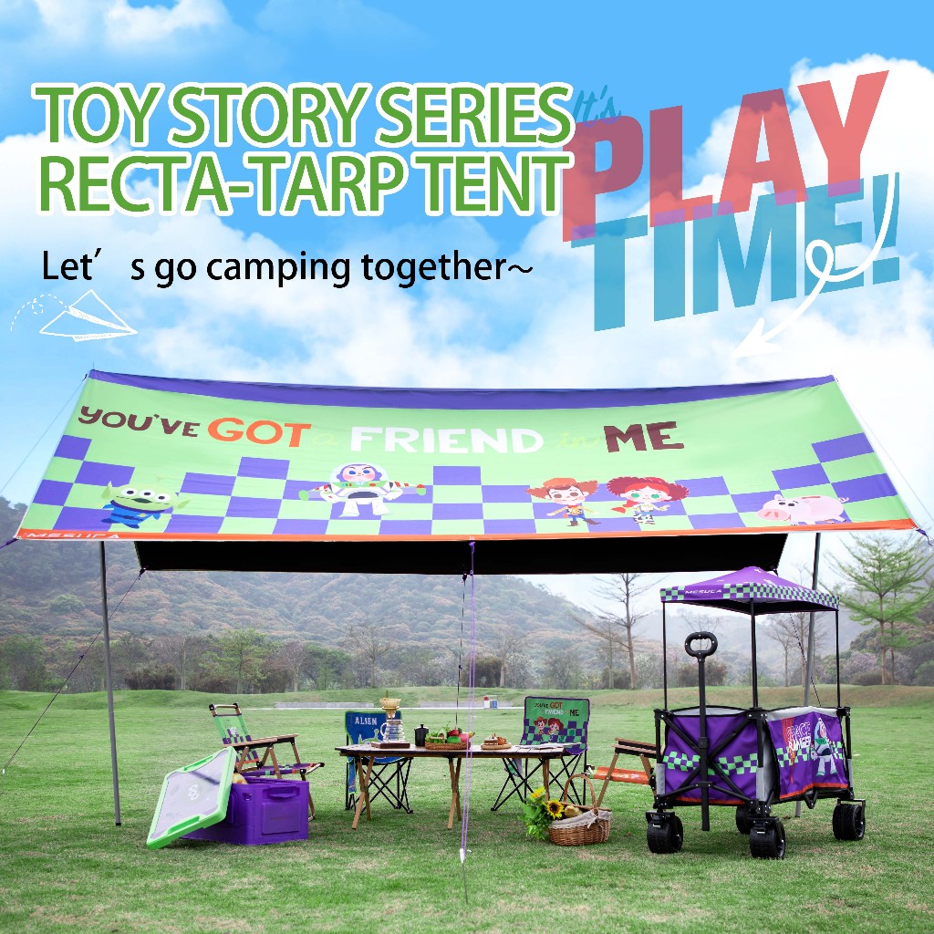 TOY STORY Recta Tarp Tent – Outdoor Camping Shade Canopy | Waterproof ...
