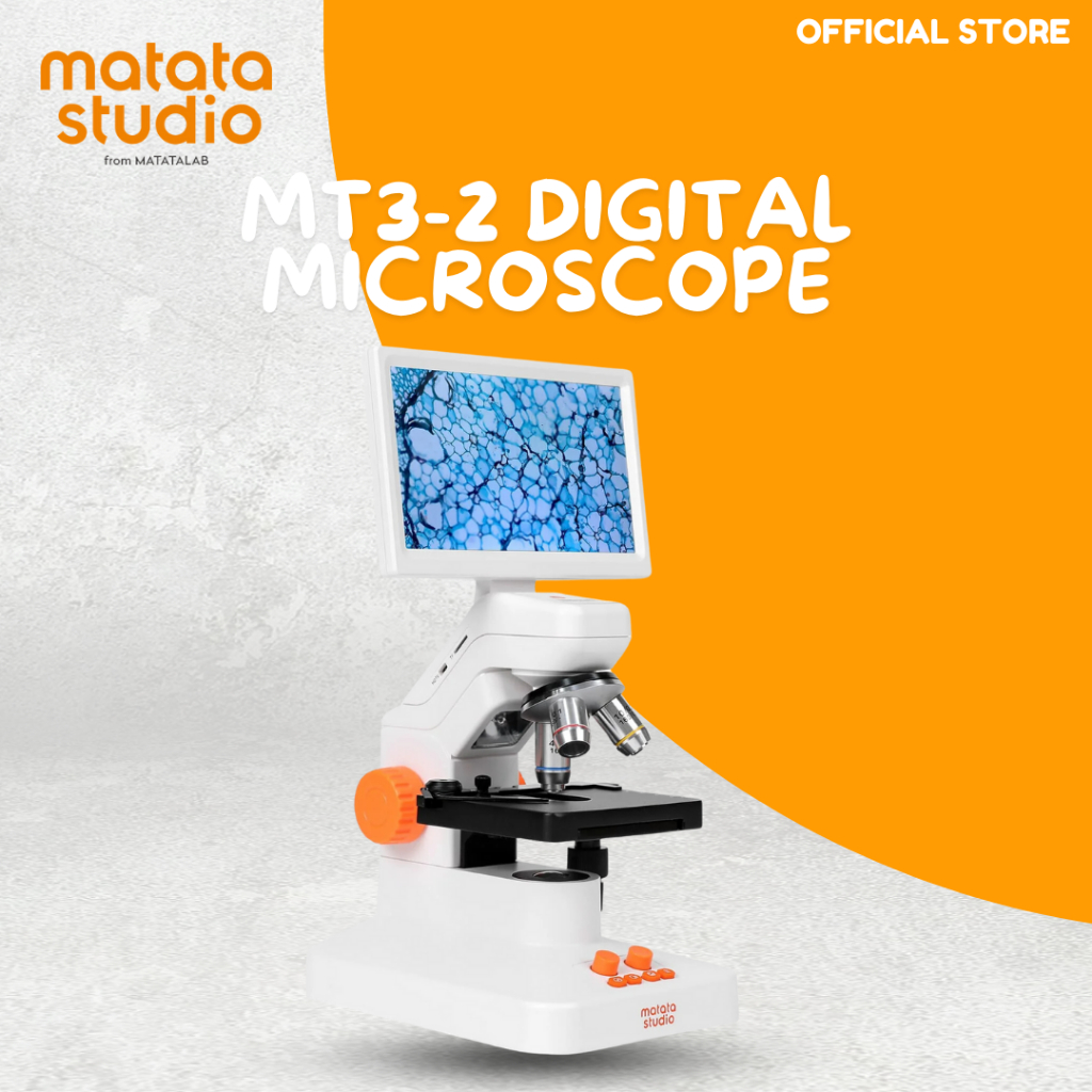Matatalab MT3 Digital Microscope Biological Camera Sensor 7'' LCD HD ...