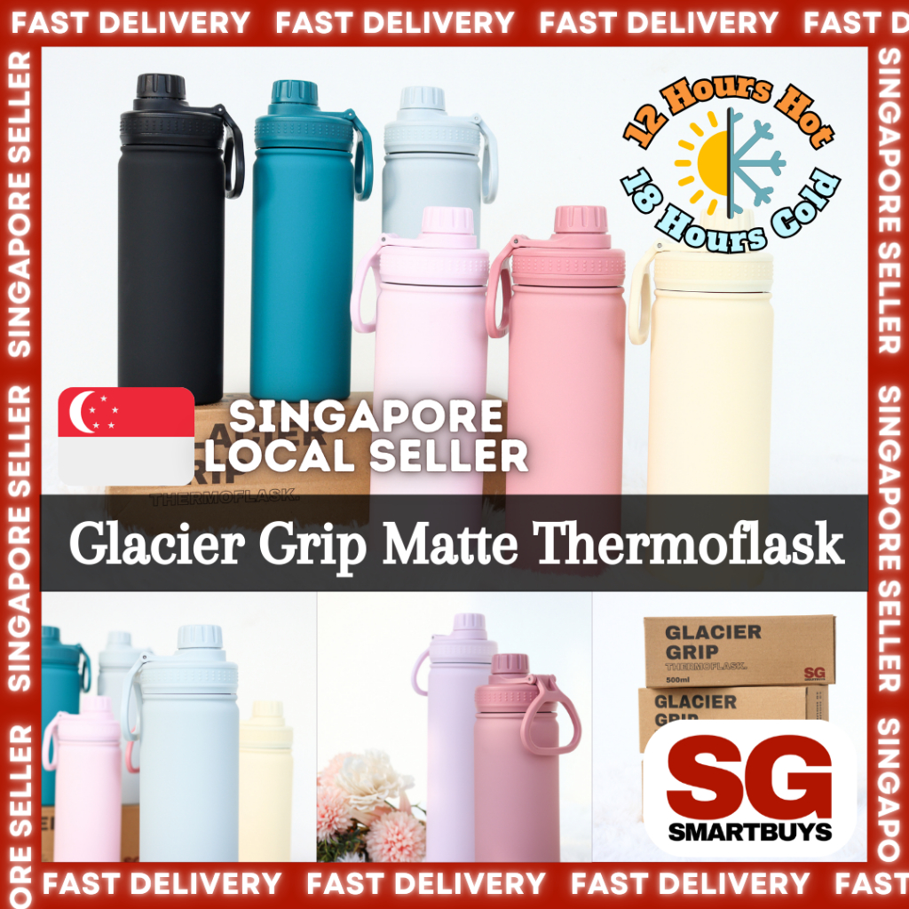 🇸🇬 [SGSMARTBUYS] 🔥 Glacier Grip Nordic Style Matte Thermoflask Thermal ...
