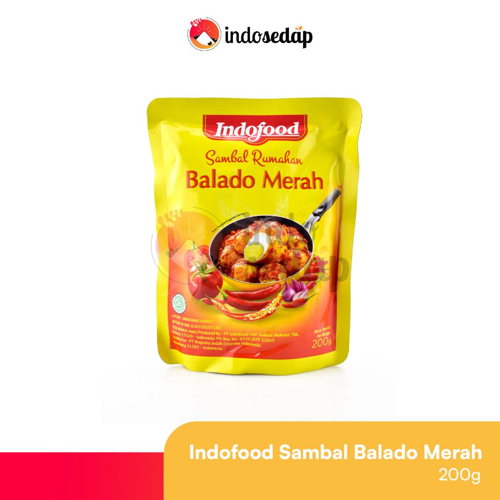 Indofood Sambal Balado Merah (200gm) | Shopee Singapore
