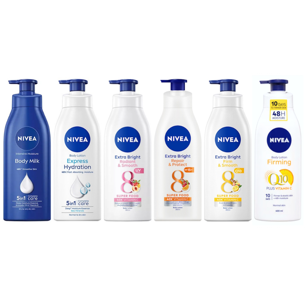 (BUNDLE OF 3) NIVEA BODY LOTION 380ML/400ML - BEAUTY LANGUAGE | Shopee ...