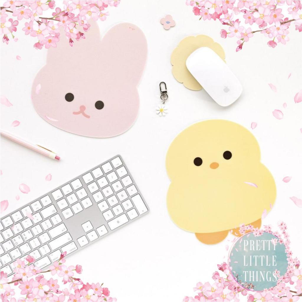 [SG STOCK] LIVEWORK KOREA PIYO BABY CHICK BABY RABBIT MOUSE PAD CUTE ...