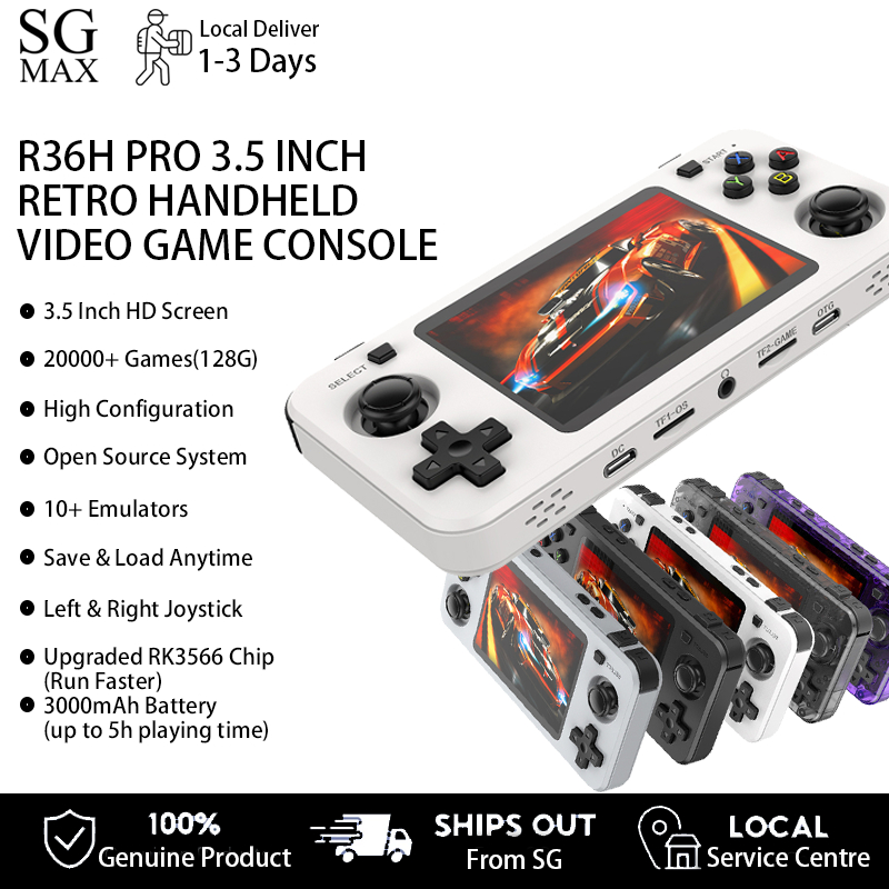 R36H Pro Retro Handheld Video Game Console emulator Linux System 3.5 ...