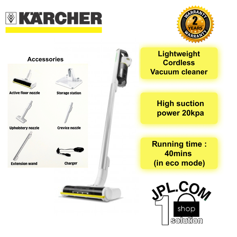 Karcher Cordless Vacuum Cleaner VCS3 (Multi-Cyclone Technology ...
