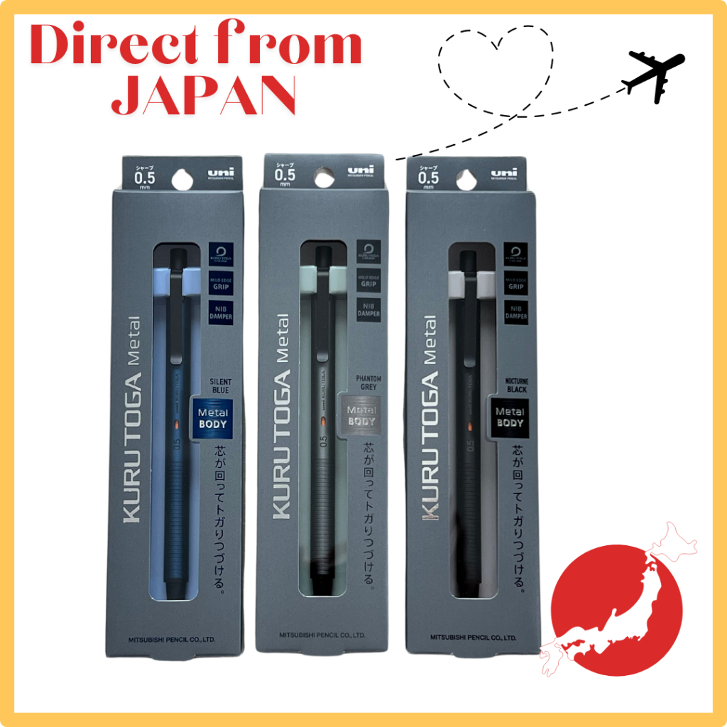 Kuru Toga Metal 0.5mm Mechanical Pencils Kurutoga Sharp Pen Nocturne ...