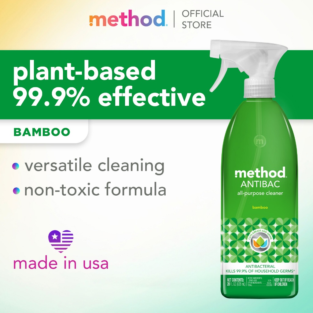 Method antibac all-purpose cleaner - bamboo 828ml | Shopee Singapore