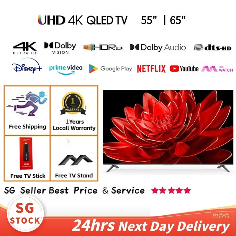 TCL QLED 4K TV 55 65 inch | Wide Color Gamut | | Dolby Vision Dolby ...