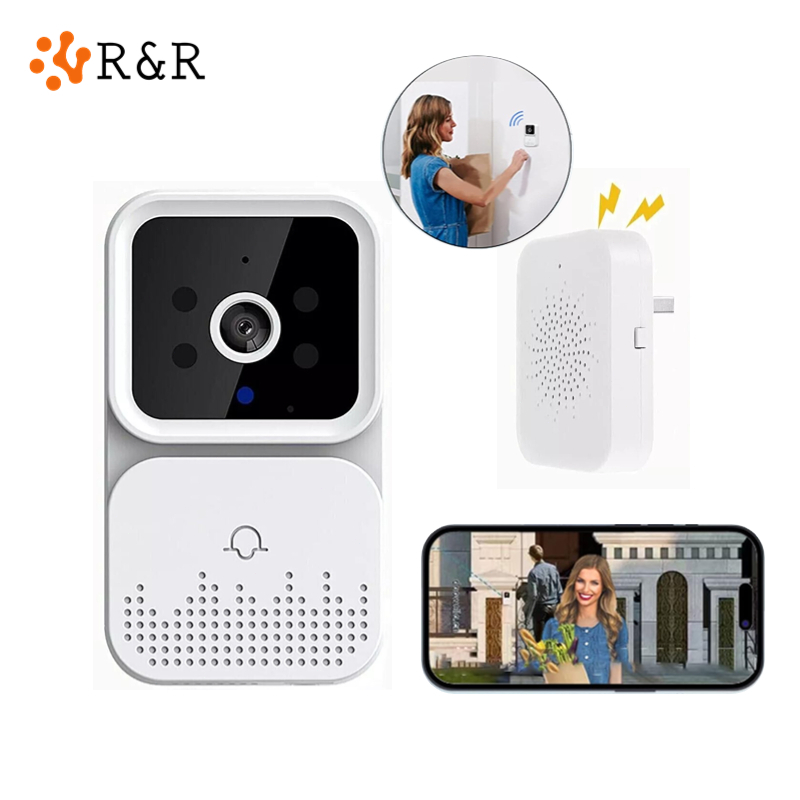 Wireless Video Doorbell Camera WiFi Remote Video Call Two-Way Talk ...