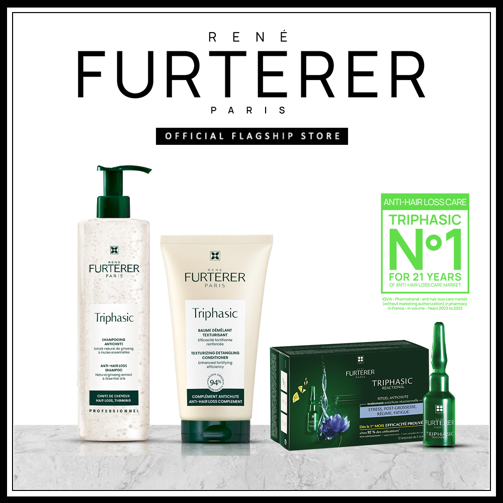 Rene Furterer Triphasic Anti-Hair Loss Bundle | For hair loss/ thinning ...