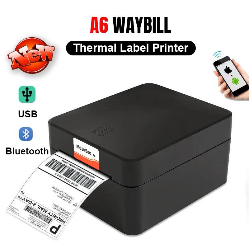 USB & Bluetooth Thermal Printer for Waybill Address Marking Barcode ...