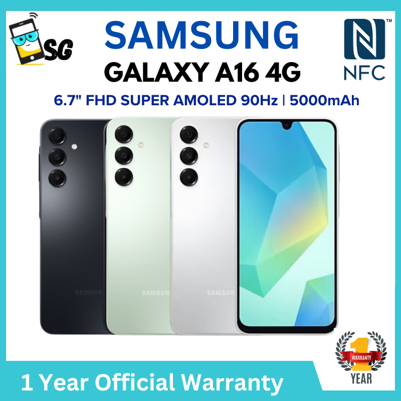 Samsung A16 4G & 5G 8GB+128GB Local Set with 1 Year Official warranty ...