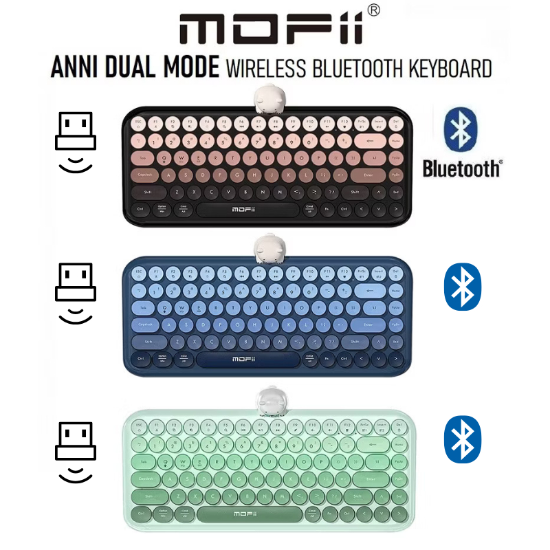 Wireless USB Dongle and Wireless Bluetooth Keyboard for Laptop Tablets ...